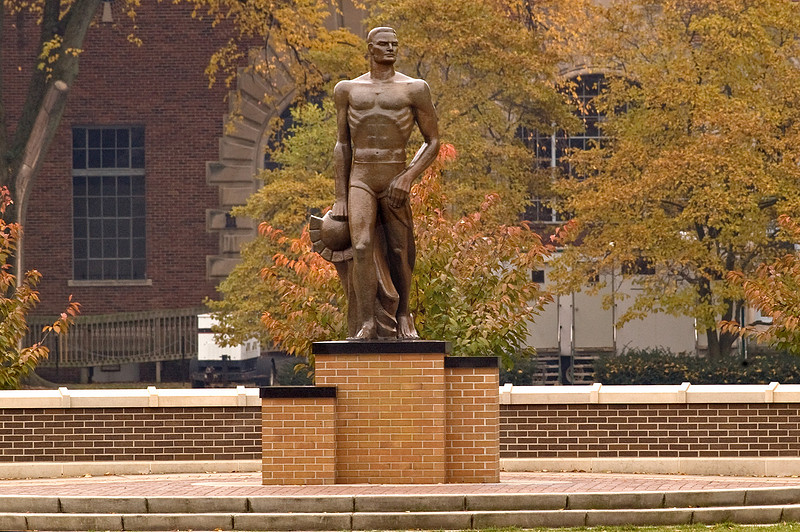 MSU Photography Services | Spartan statue